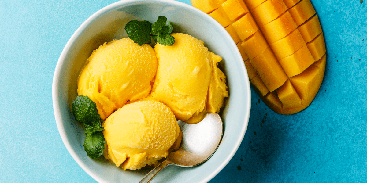 4-Ingredient Mango Ice Cream (No Ice Cream Maker Needed)