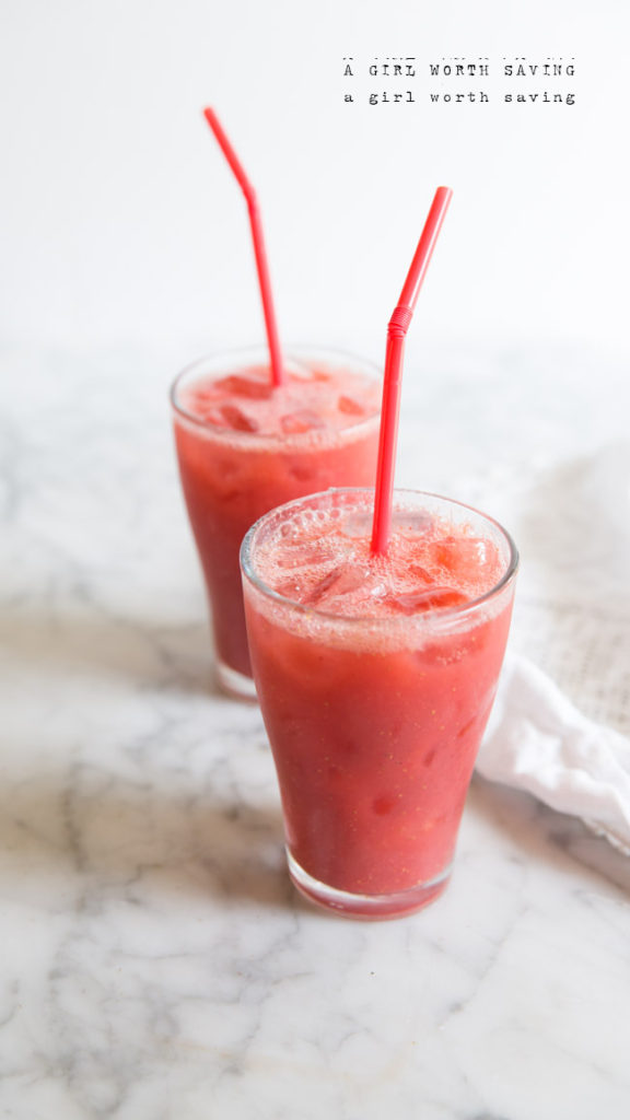Strawberry Spritzer Recipe Whole 30 - A Girl Worth Saving
